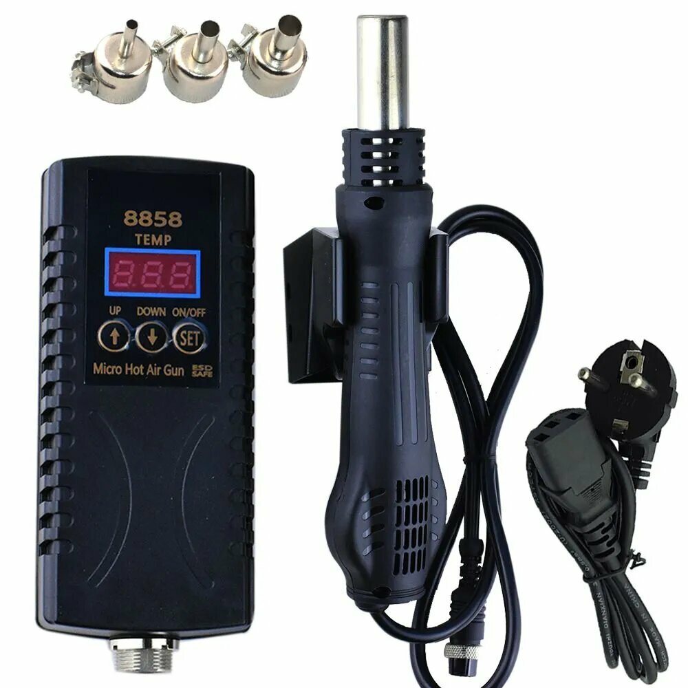 Паяльный фен 700 Вт, Керамический нагреватель, 1 предметов