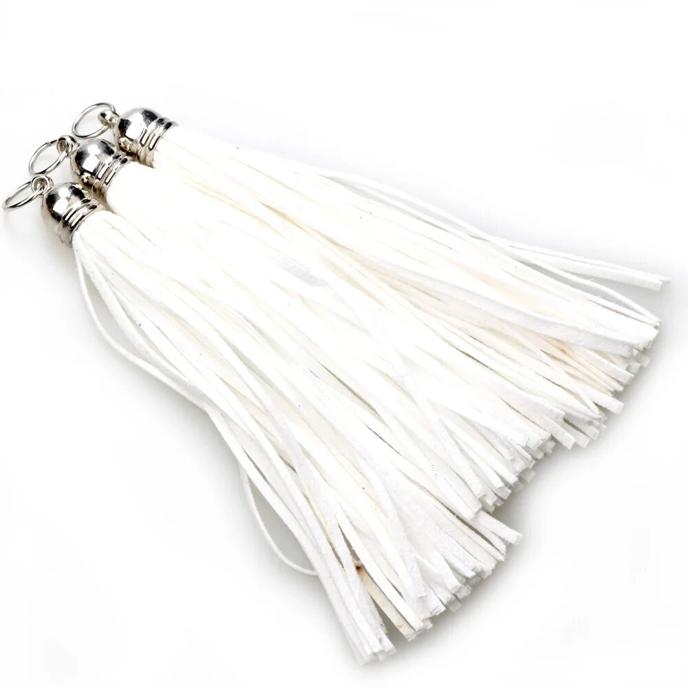 OLINGART Замшевые кисточки для рукоделия 8 шт Белый, HGR10 001 8PCS