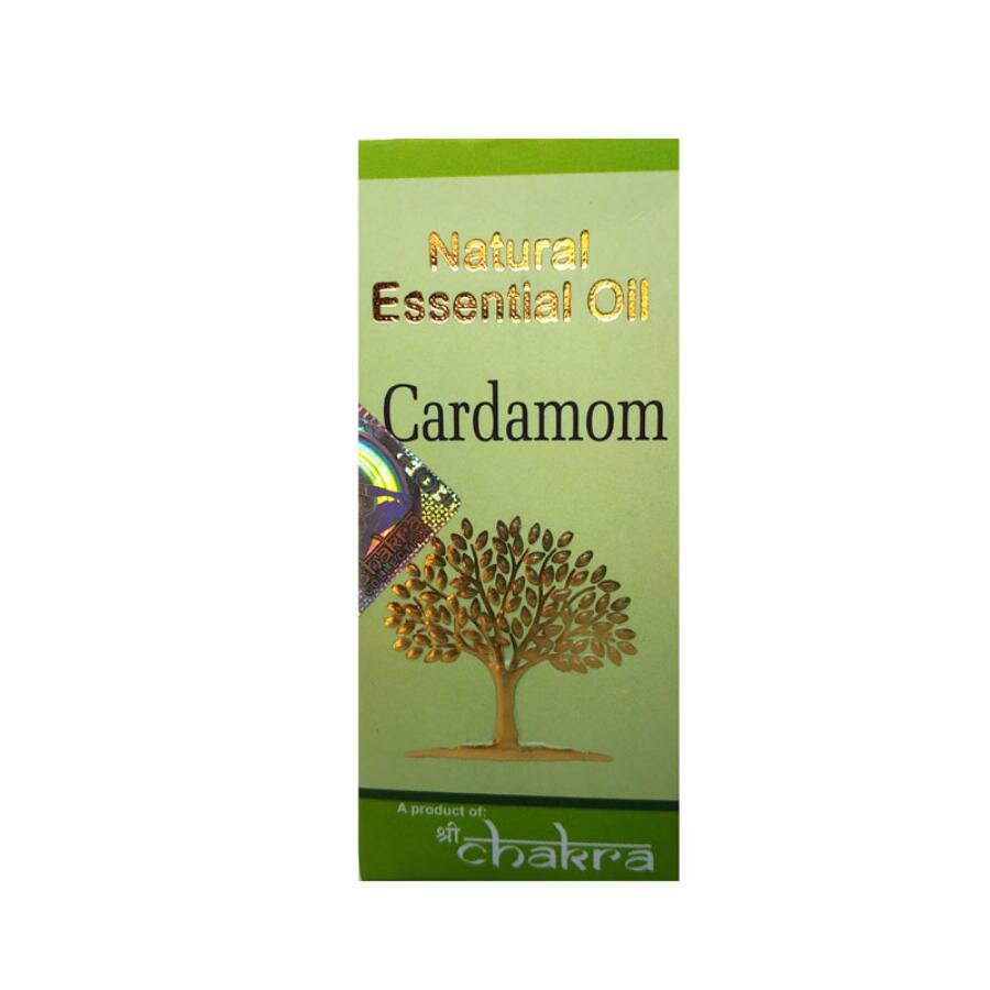 Natural Essential Oil CARDAMOM, Shri Chakra (Натуральное эфирное масло кардамон, Шри Чакра), 10 мл.