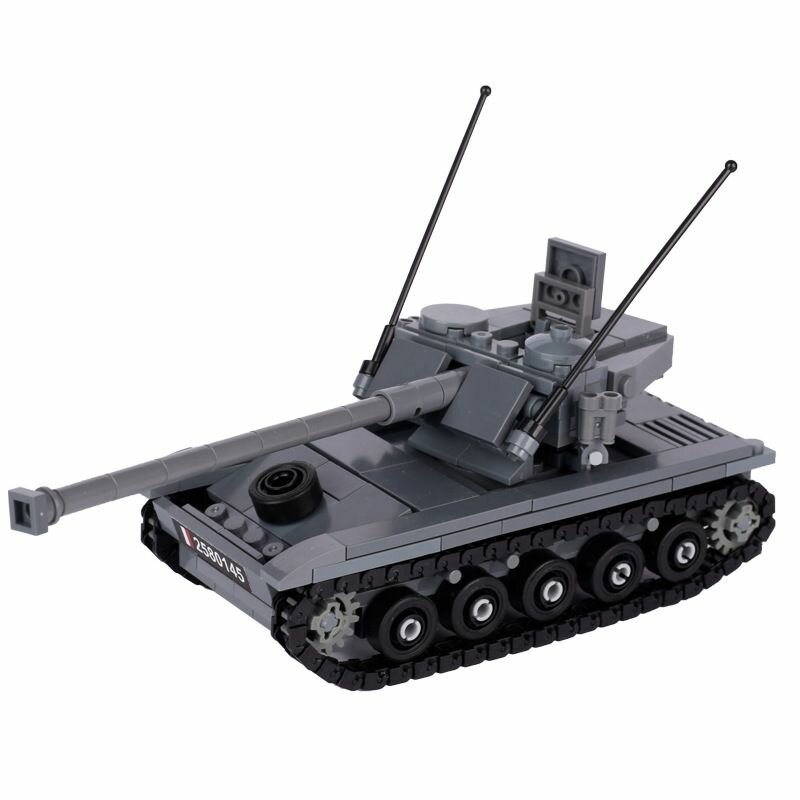Сложный конструктор MOC "Историческая техника" танк AMX13 375 деталей, Модель для сборки, Коллекционный набор для взрослых