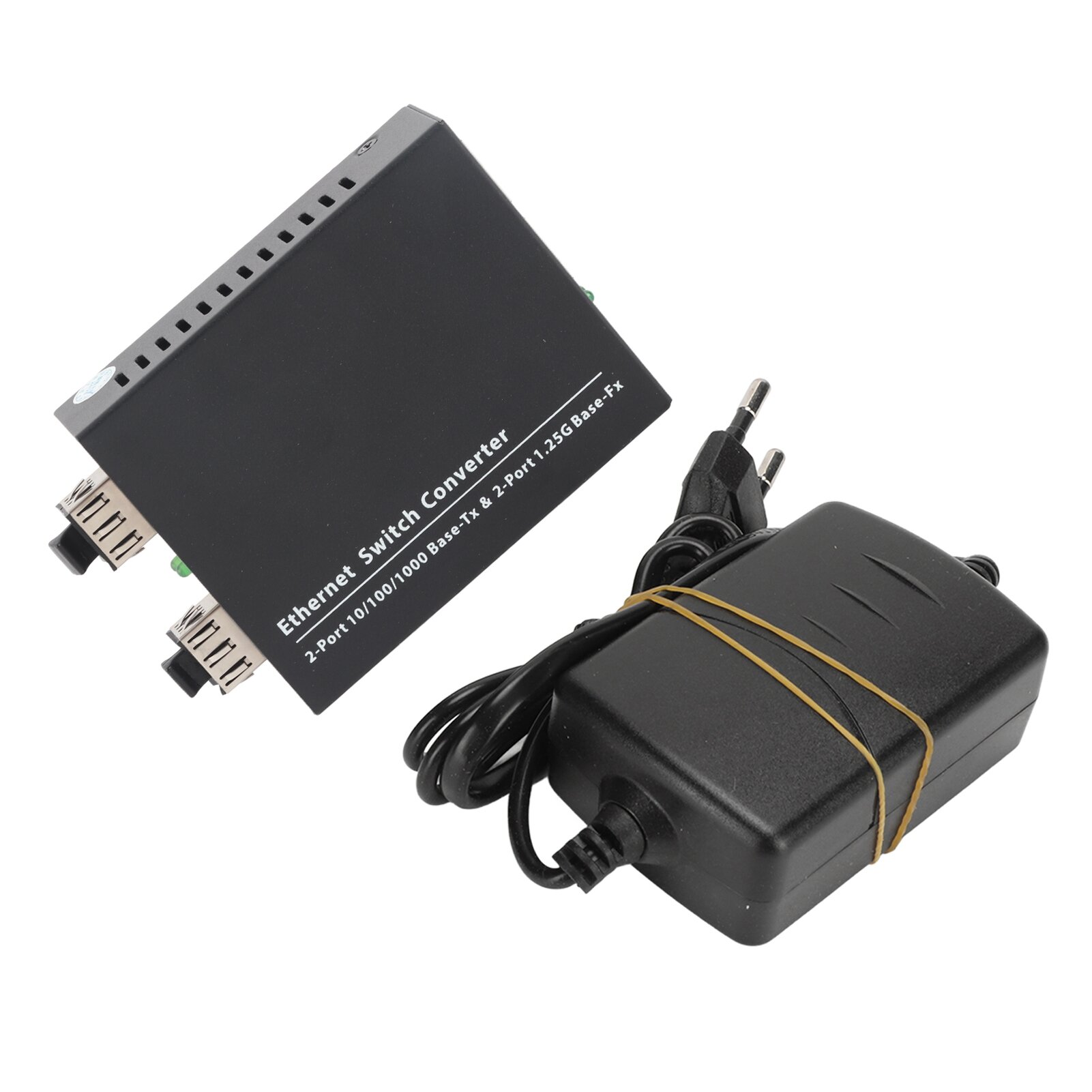 Оптический трансивер plug and play до 120 км sfp rj45 медиаконвертер с индикаторами 100 240v eu