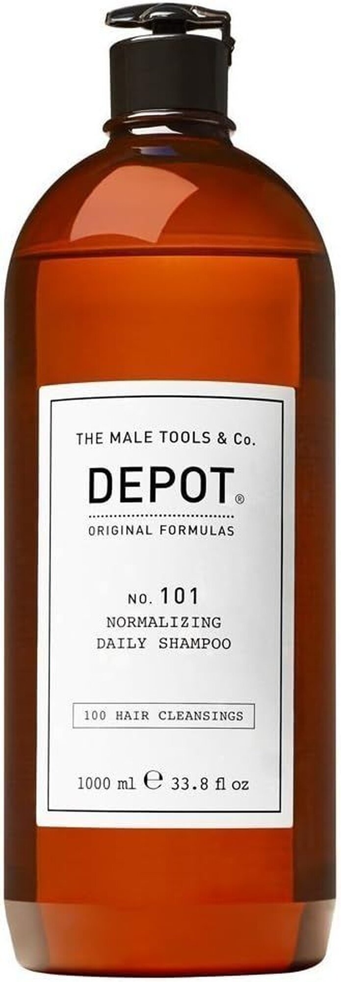 Depot Нормализующий ежедневный шампунь мужской no. 101, 1000 мл
