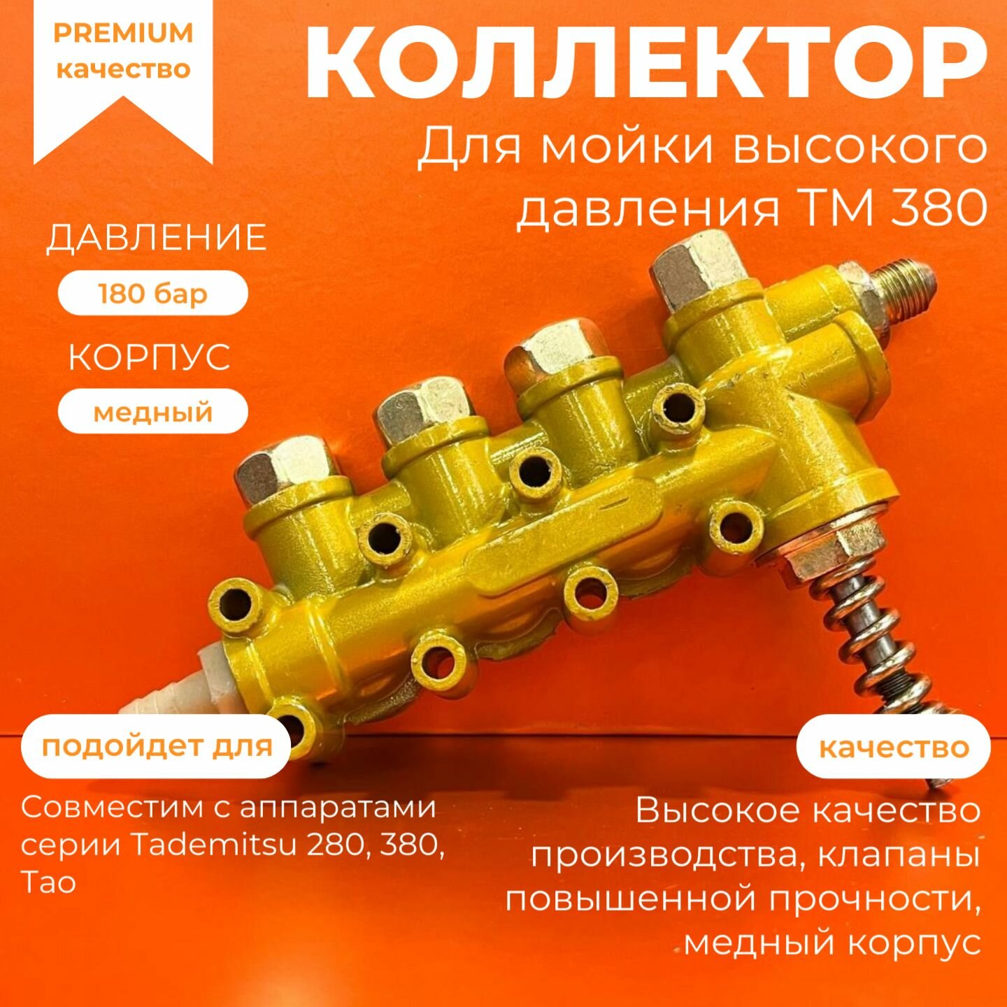 Насос для мойки высокого давления Tademitsu TM-280/380, TAO T-380 H.6847-13