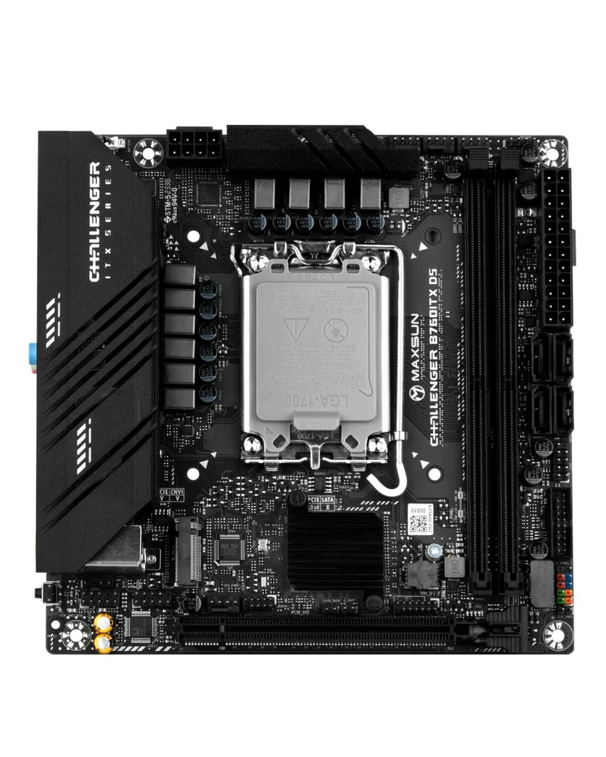 Материнская плата MAXSUN Challenger B760ITX D5 Mini-ITX LGA1700 Intel B760 2xDDR5 (96ГБ)