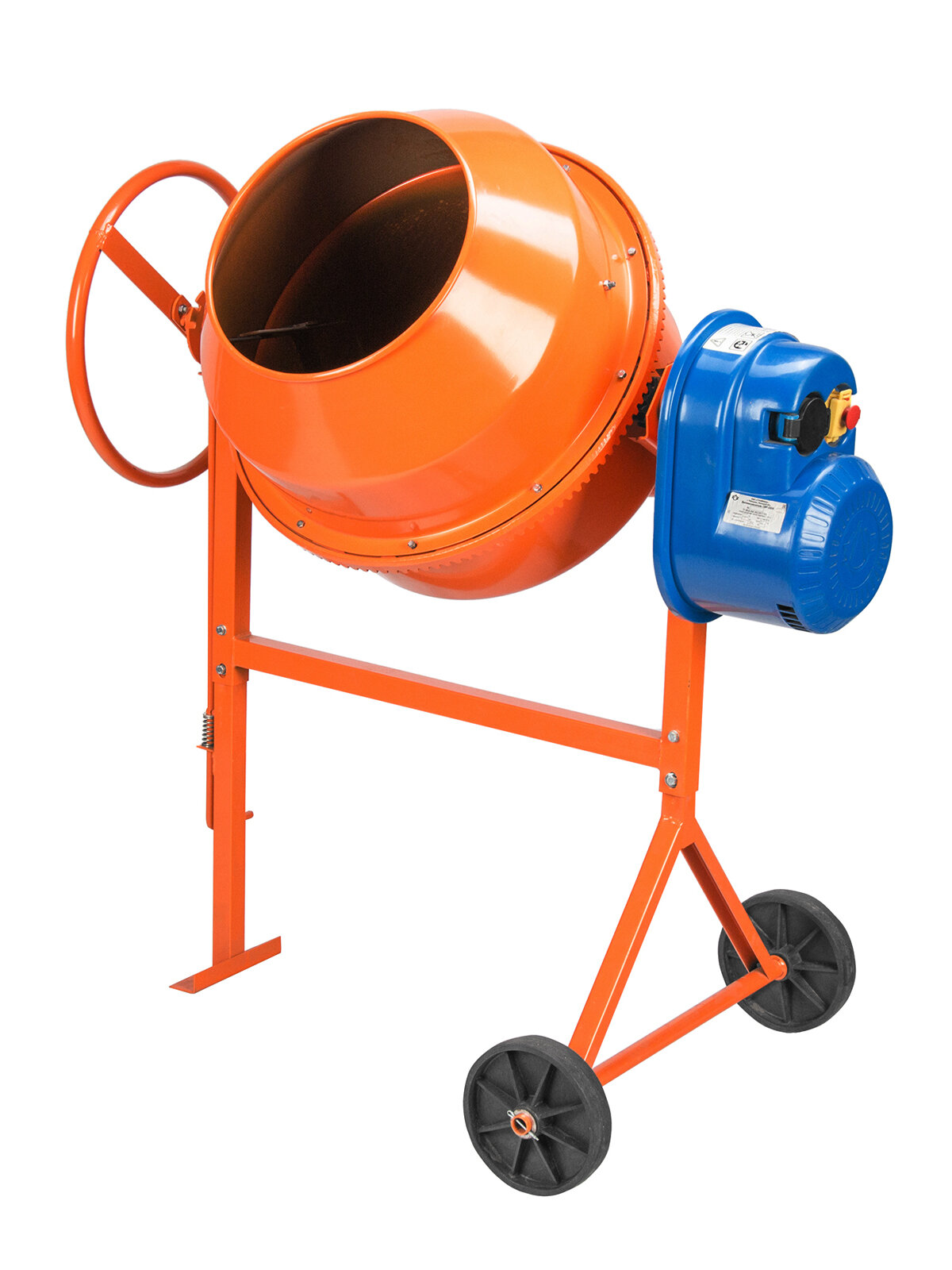 Бетономешалка электрическая Строймаш СБР-132А3, объем 132 л, 700 Вт, чугунный венец, 95443