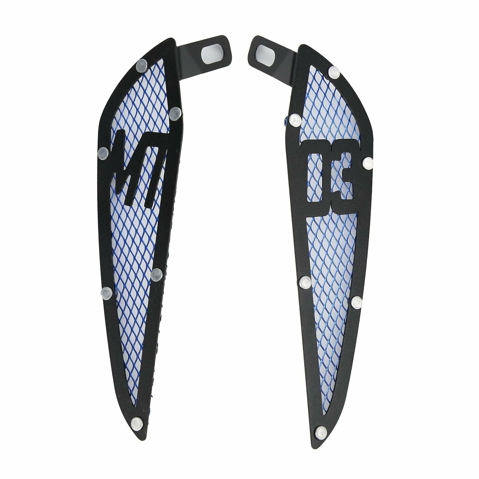 2 шт. алюминиевая накладка воздухозаборника мотоцикла для MT03 2020-2021, сменная накладка топливного бака, универсальная установка, прочная алюминиевая конструкция