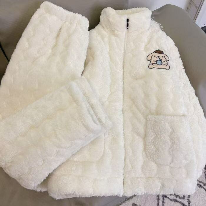 MINISO Бархатные пижамы Hello Kitty для девочек 6-12 лет