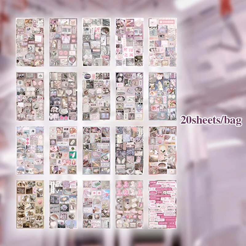 Наклейки декоративные Mr.Paper, 20 шт, Цвет: 3