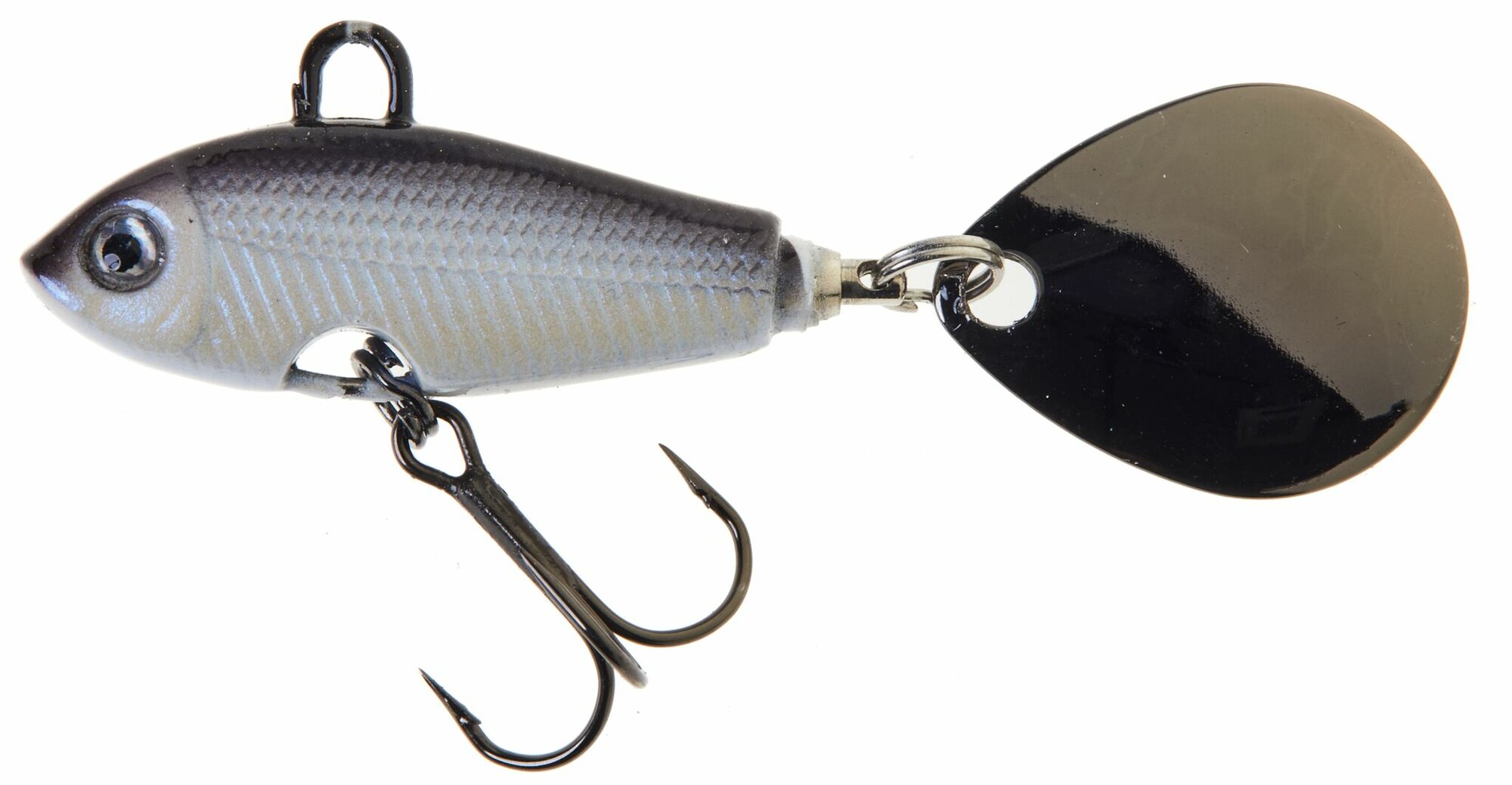 Блесна на щуку тейл-спиннер Lucky John SHAD CRAFT SPIN 10.0г 017 в блистере набор приманок для ловли среднего окуня, судака и жереха , снасти рыболовные для зимней и летней рыбалки