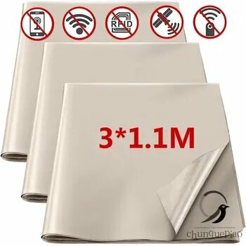 Блок защиты RFID тканью Фарадея WiFi/РЧ ЭМП, антисигнал