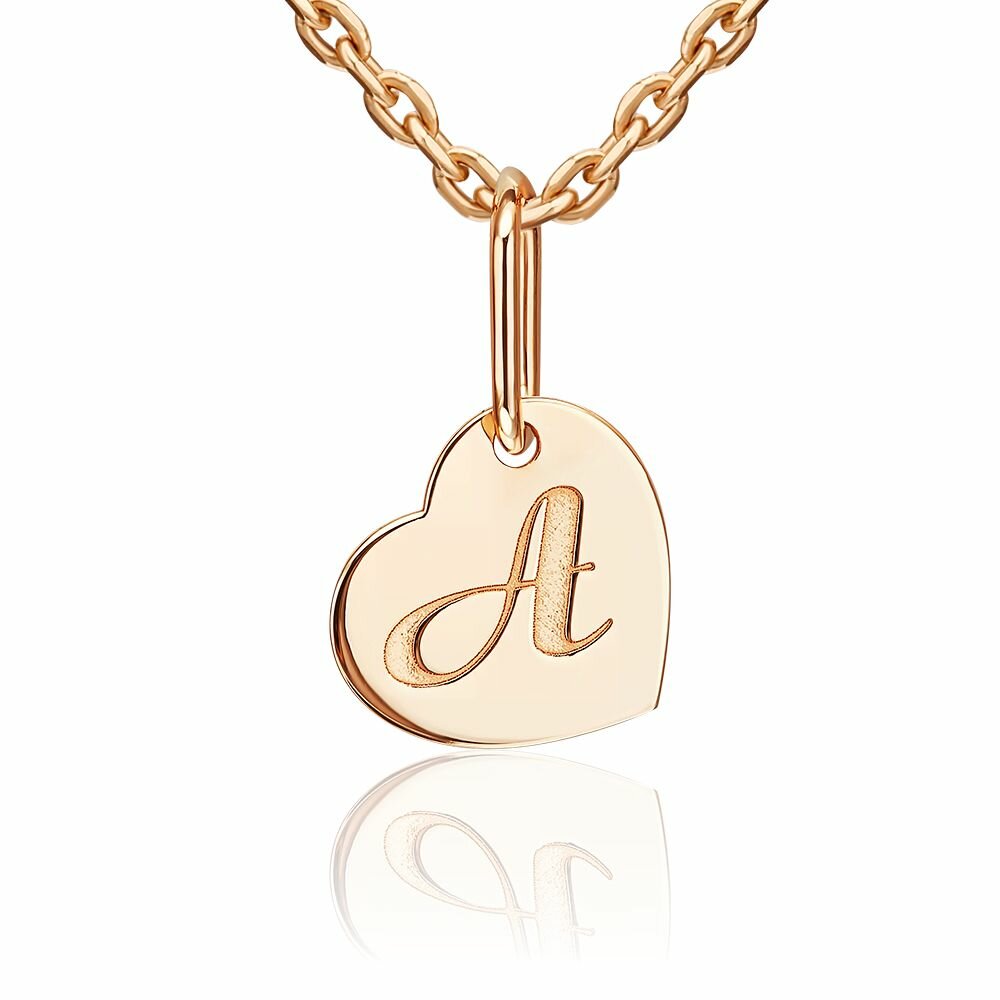 Подвеска, красное золото, 585 проба