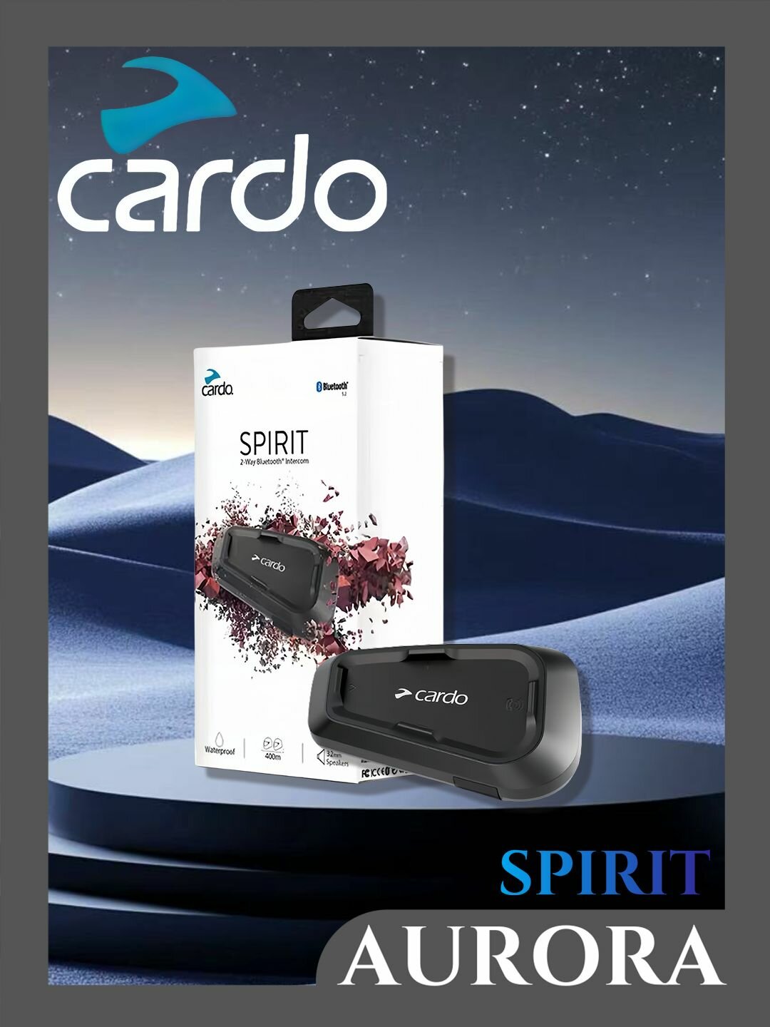Мотогарнитура Cardo Scala Rider SPIRIT SINGLE Intercom