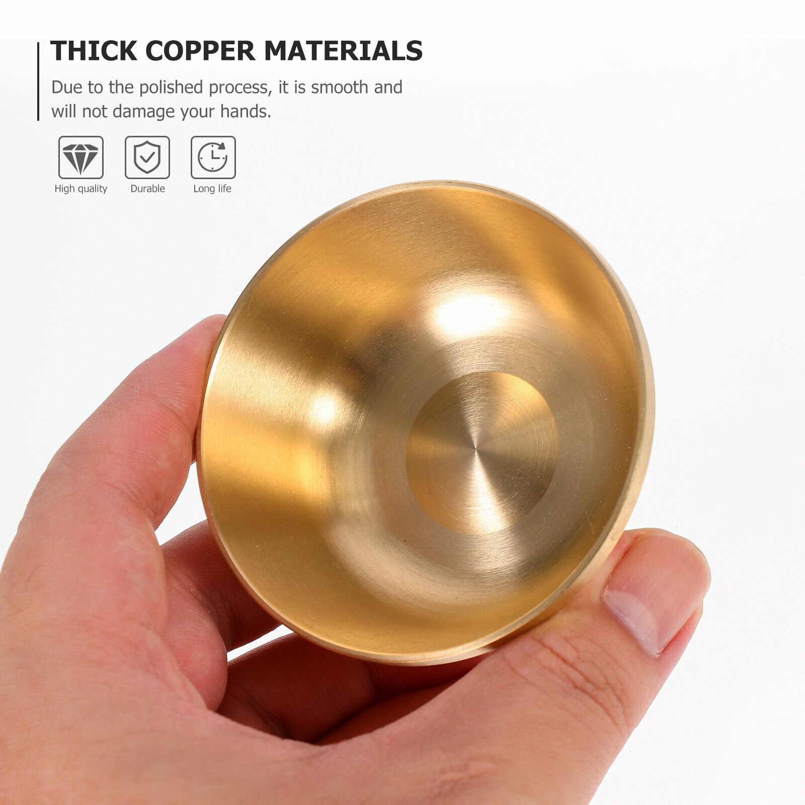 Чаша Для Обрядовых Подношений С Удобной Формой Размер 6.60X6.60X2.50 Cm