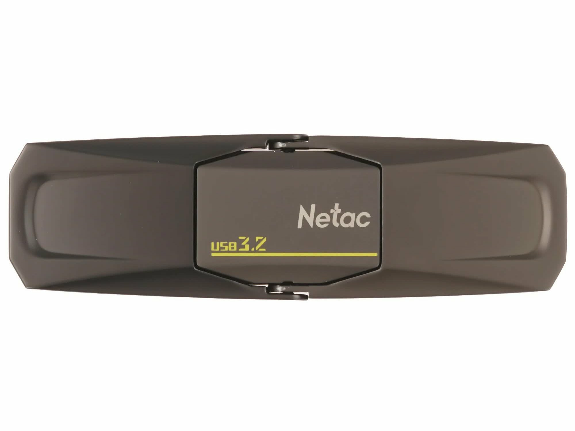 Флешка Netac US5, 512ГБ, металлическая, USB 3.2, USB Type-A/Type-C, черная