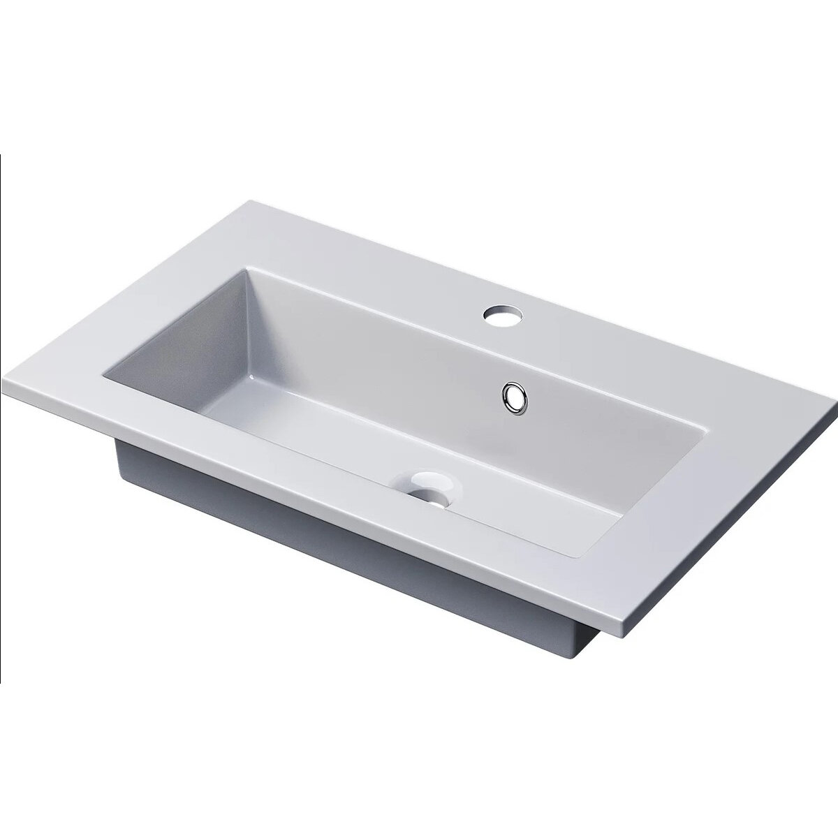 Раковина керамическая для ванной Uperwood (Упервуд) Aurora, 60 см, белый глянец RAurora60wg