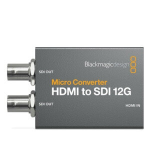 Преобразователь SDI, DVI, компонентное видео, HDMI Blackmagic Micro Converter HDMI to SDI 12G