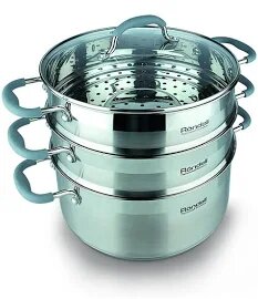 Кастрюля-пароварка Rondell RDS-751 13л. d=26см (с крышкой) стальной
