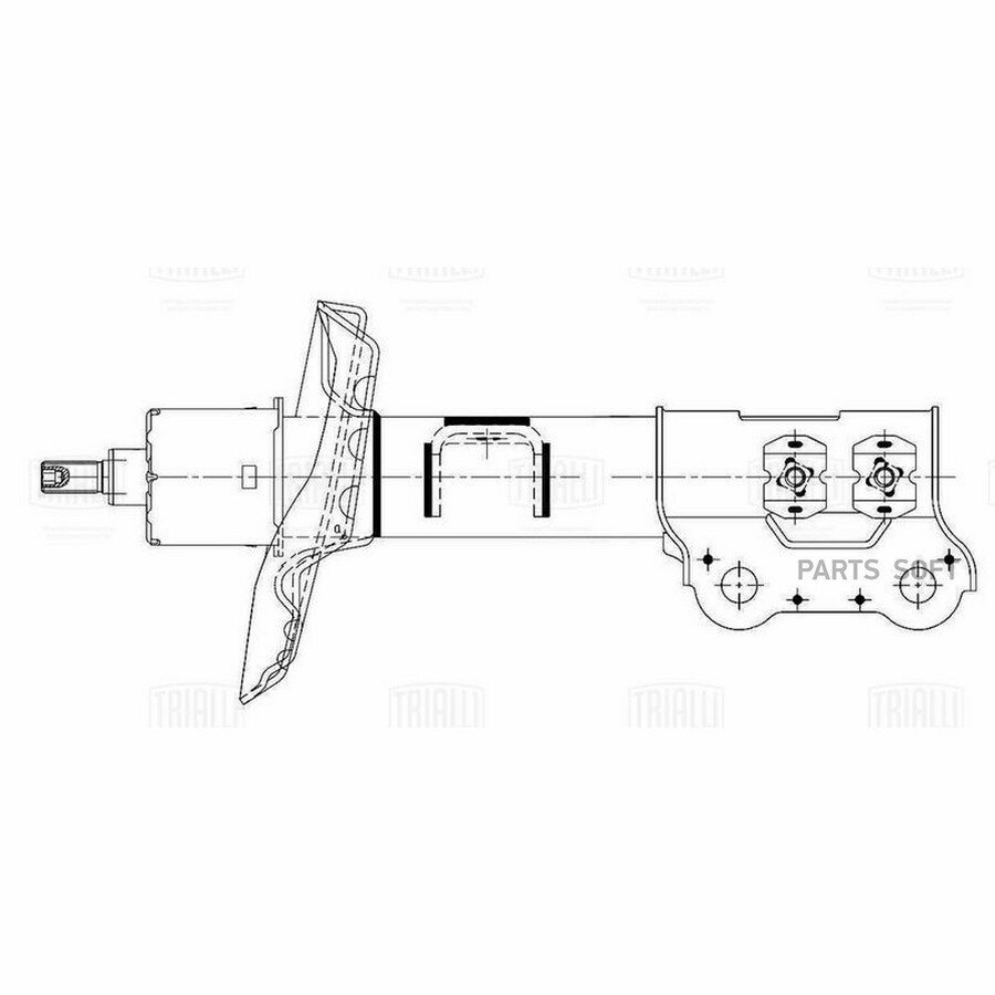 TRIALLI AG-08127 Амортизатор для а/м Kia Optima (15-)/Hyundai Sonata VII (14-) (стойка) перед. лев. (AG 08127) ()