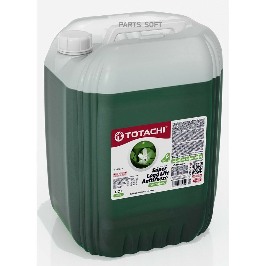 Концентрат охлаждающей жидкости totachi super long life antifreeze green от официального дистрибьютора, TOTACHI, артикул 43620