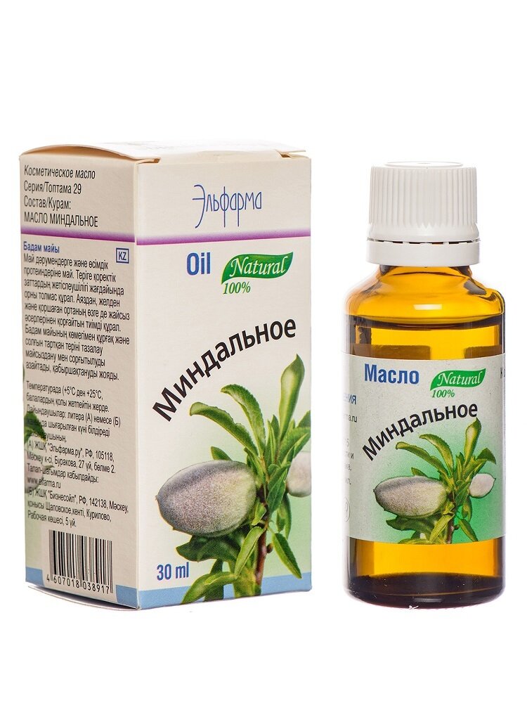 Elfarma масло косметическое миндальное 30 мл