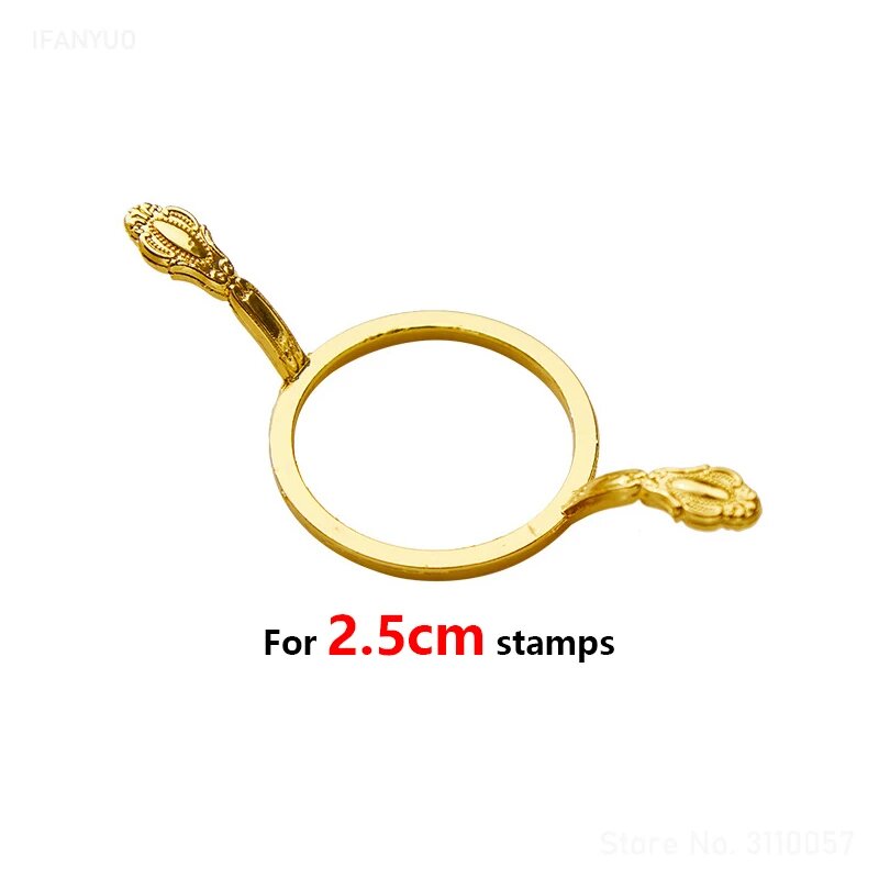 Сургучные печати, набор форм, металлические, 2 шт. A Round