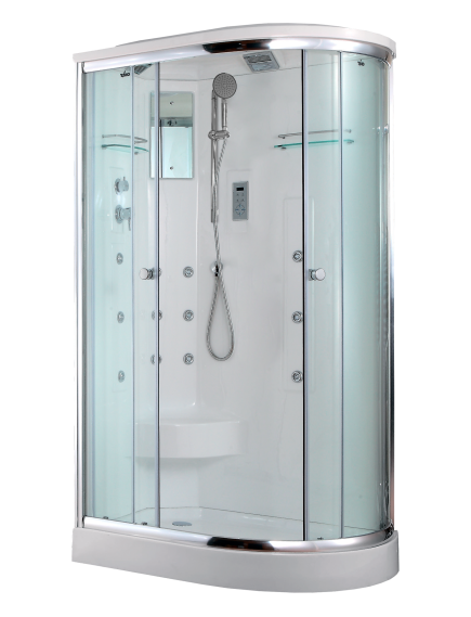 Душевая кабина Timo Lux T-7702 L 120*85*225, турецкая баня хамам T-7702L-T-STUN