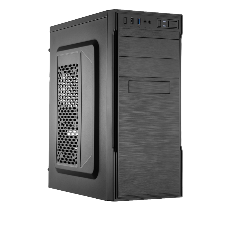Корпус для ПК Foxline FZ-031-SX450-U31, ATX, с БП 450 Вт, чёрный FZ-031-SX450-U31