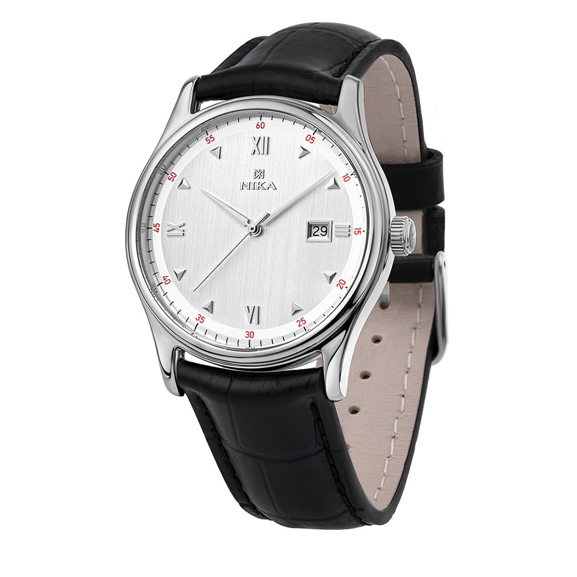 Наручные часы, серебро, кристалл, кварц