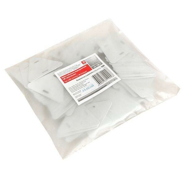 Набор кабельных бирок EKF У-136, маркировочные, треугольник, 100 шт