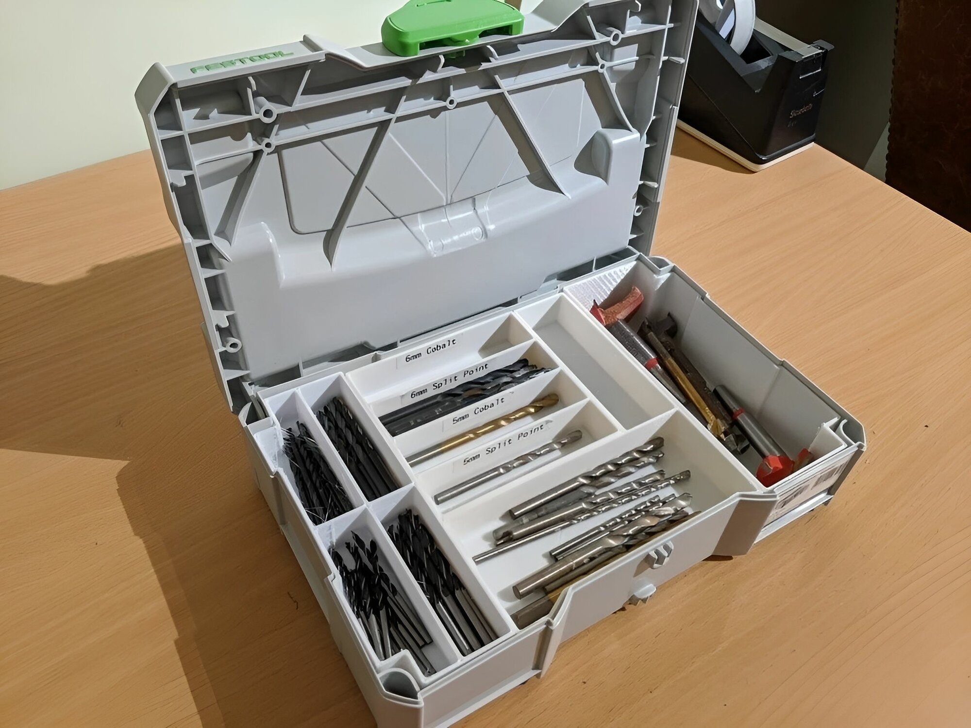 Набор боксов под сверла в Festool Systiner Mini