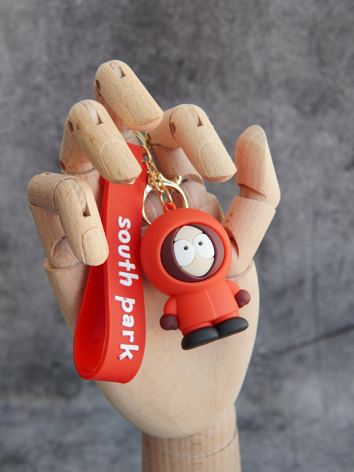 Брелок Кенни Маккормик Южный Парк, 6 см | South Park | Легендарный герой | Подарок фанату | Panda_Print