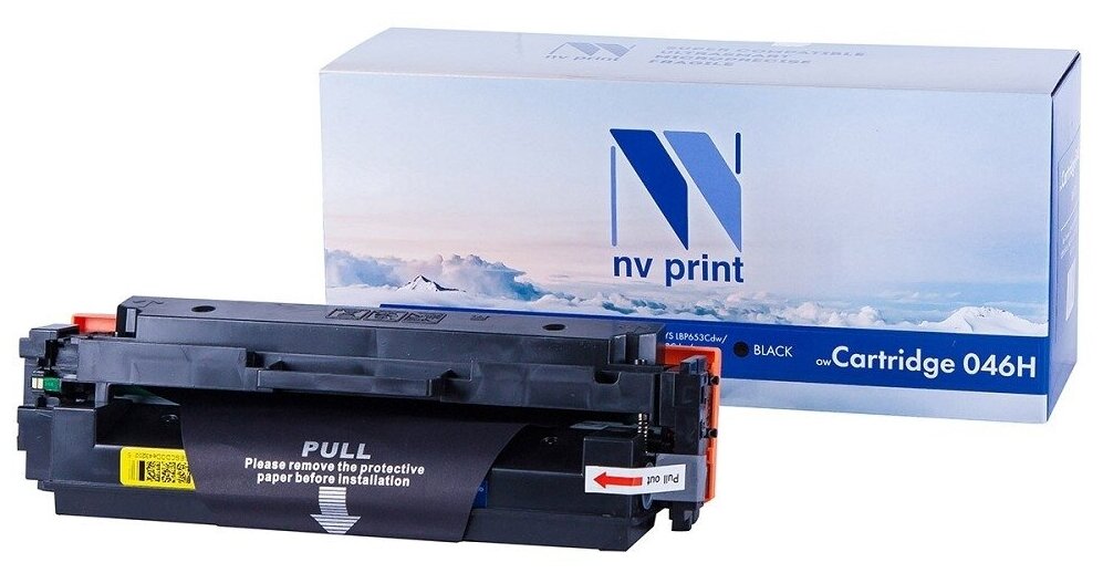 Расходные материалы NV Print Cartridge 046H BK Картридж для Canon LBP-653/654/MF732/734/735, Bk, 6,3K