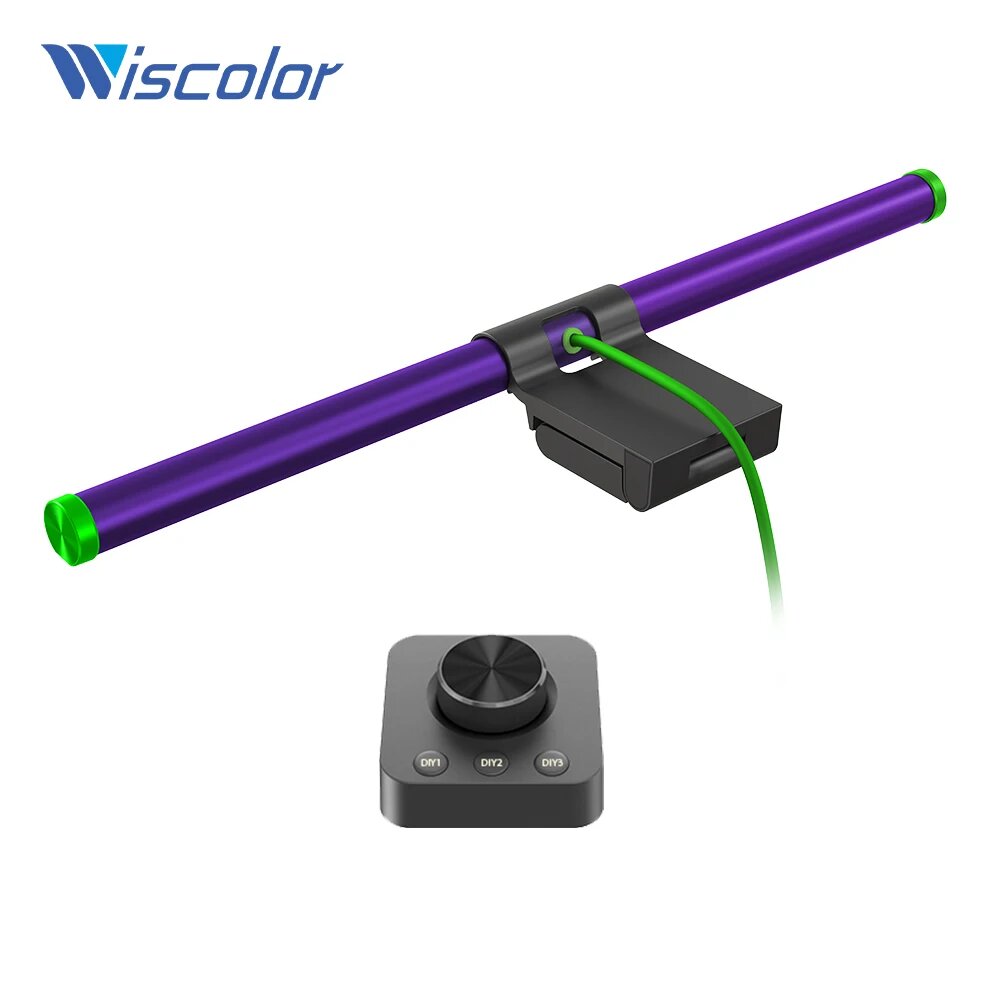 Wiscolor LED Настольная лампа 55cm C106A, Фиолетовый