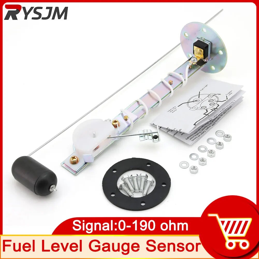 Датчик уровня топлива 0-190 Ом Автомобильный счетчик Поплавковый датчик топлива 12 В Автомобильный счетчик Индикатор уровня в баке Датчики Блок отправки топлива по индивидуальному заказу