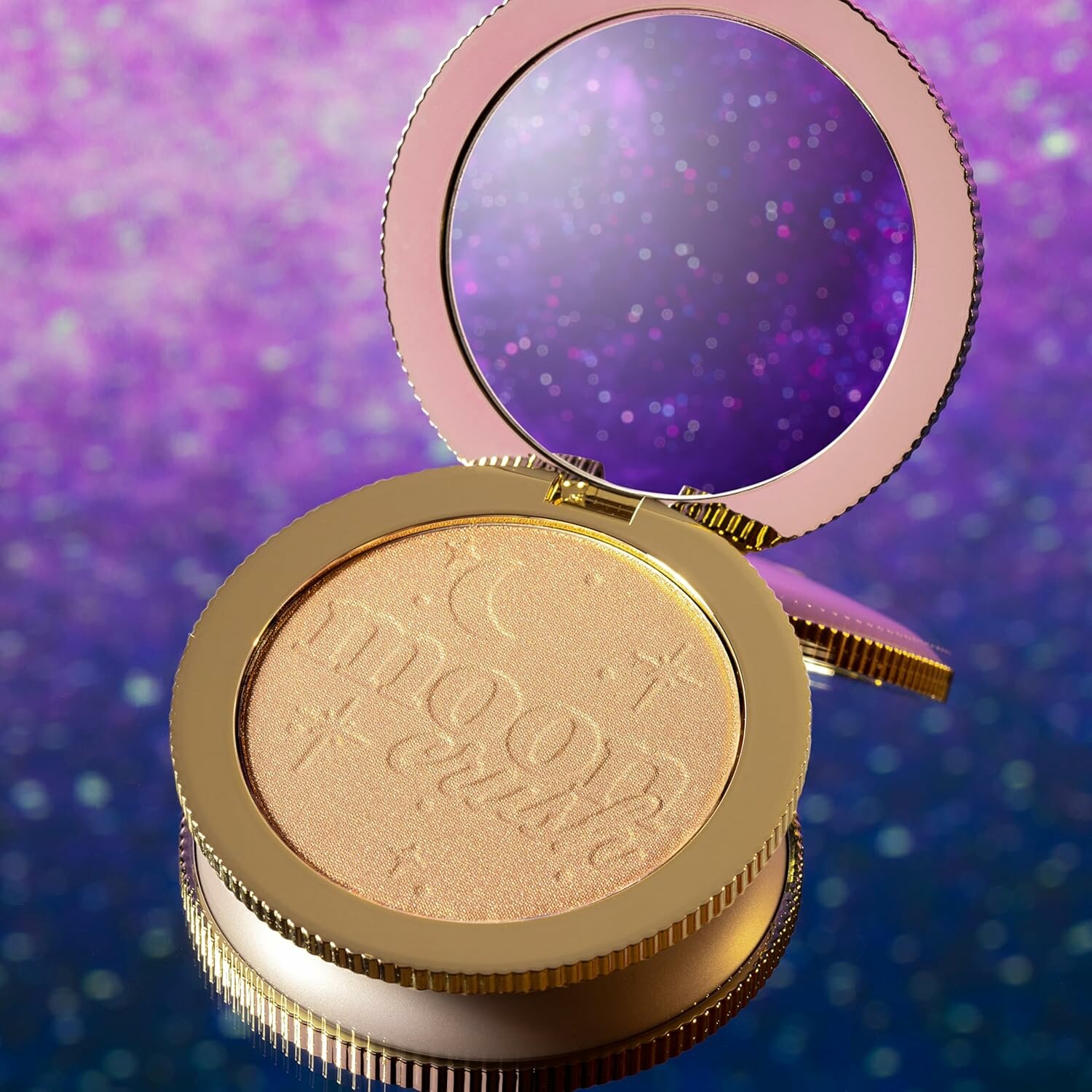 Too Faced Хайлайтер для лица Moon Crush Highlighter Sheer Glossy Multi-Use Powder, 7 г, тон - Shooting Star