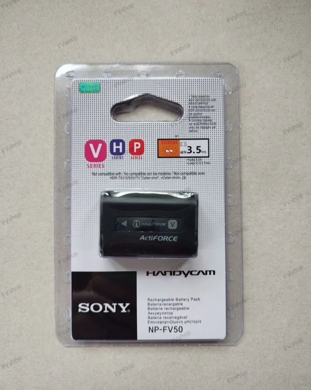 Sony NP-FV50 аккумуляторная батарея, для камер Sony, новая в блистере