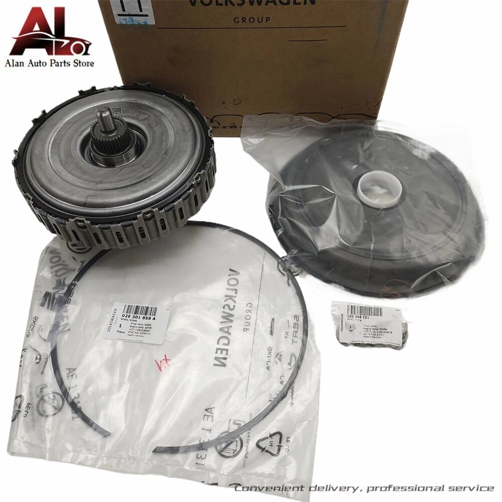 DQ250 02E DSG Автоматическая многопластинчатая двойная муфта в сборе 02E398029C для трансмиссии Volkswagen Audi