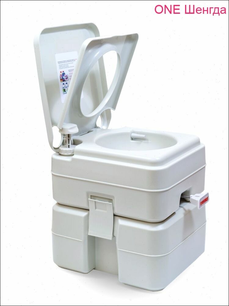Переносной биотуалет 20 л upgraded T для кемпинга лодки дачи без запаха компактный 43x34 см водосберегающий