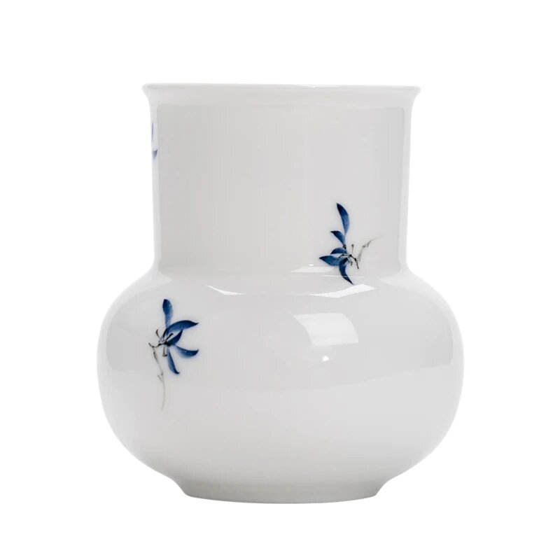 Керамическая ваза Jingdezhen белая