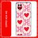Чехол на Oppo A54 / Оппо A54 с принтом "Hearts and ribbons 1 - 14 февраля"
