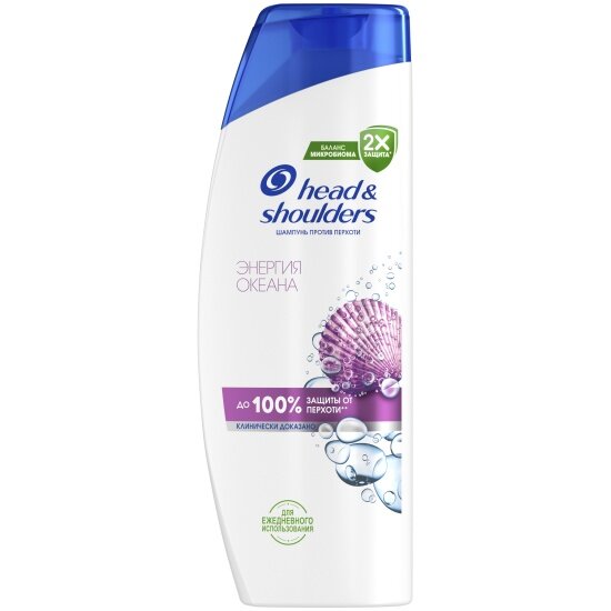 Шампунь против перхоти Head & Shoulders Энергия океана, 360 мл
