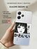 Чехол на Xiaomi Redmi 12 / Сяоми Редми 12 с принтом "Cute anime girl", прозрачны...