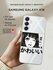 Чехол на Samsung Galaxy A16 / Самсунг А16 с принтом "Cute anime girl", прозрачны...
