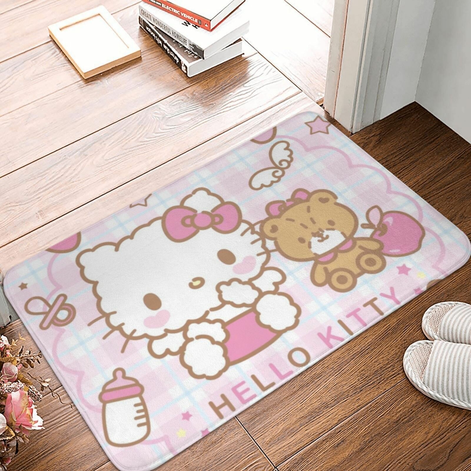 Hello Kitty Коврик придверный Hello kitty, 0.4 x 0.6 м