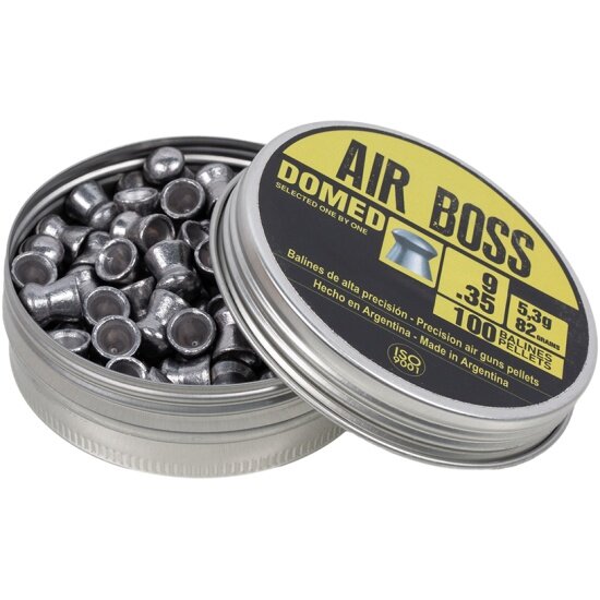 Пуля пневматическая Apolo AIR BOSS Domed, 9 mm. 5,3 гр. 82 gr (100 шт.)