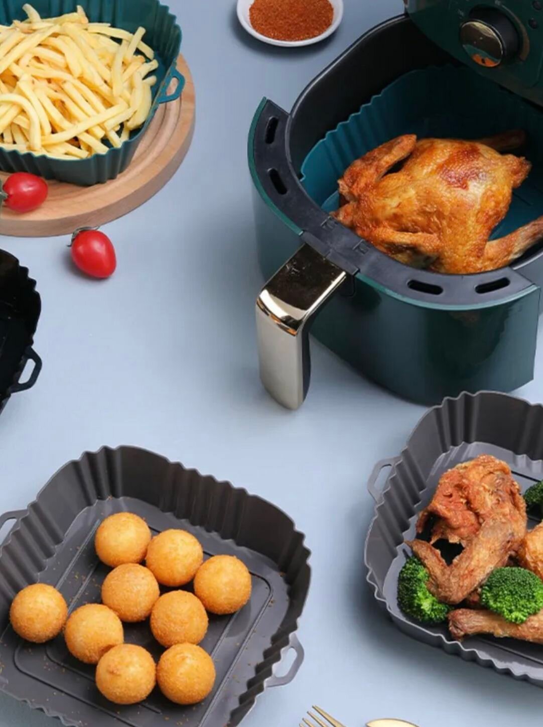 Форма для выпечки, Квадратная, 1 ячейка, 18,5 см х шт11