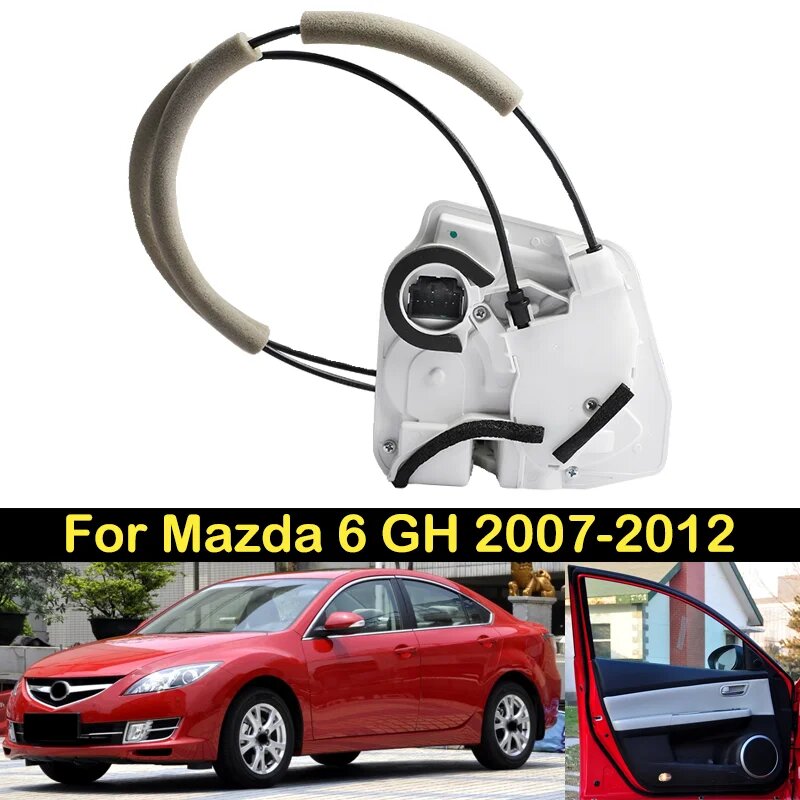 Автомобильный дверной замок DECHO в сборе для Mazda 6 GH 2007 2008 2009 2010-2012, блок замка двигателя, центральный замок, привод дверного замка left Front