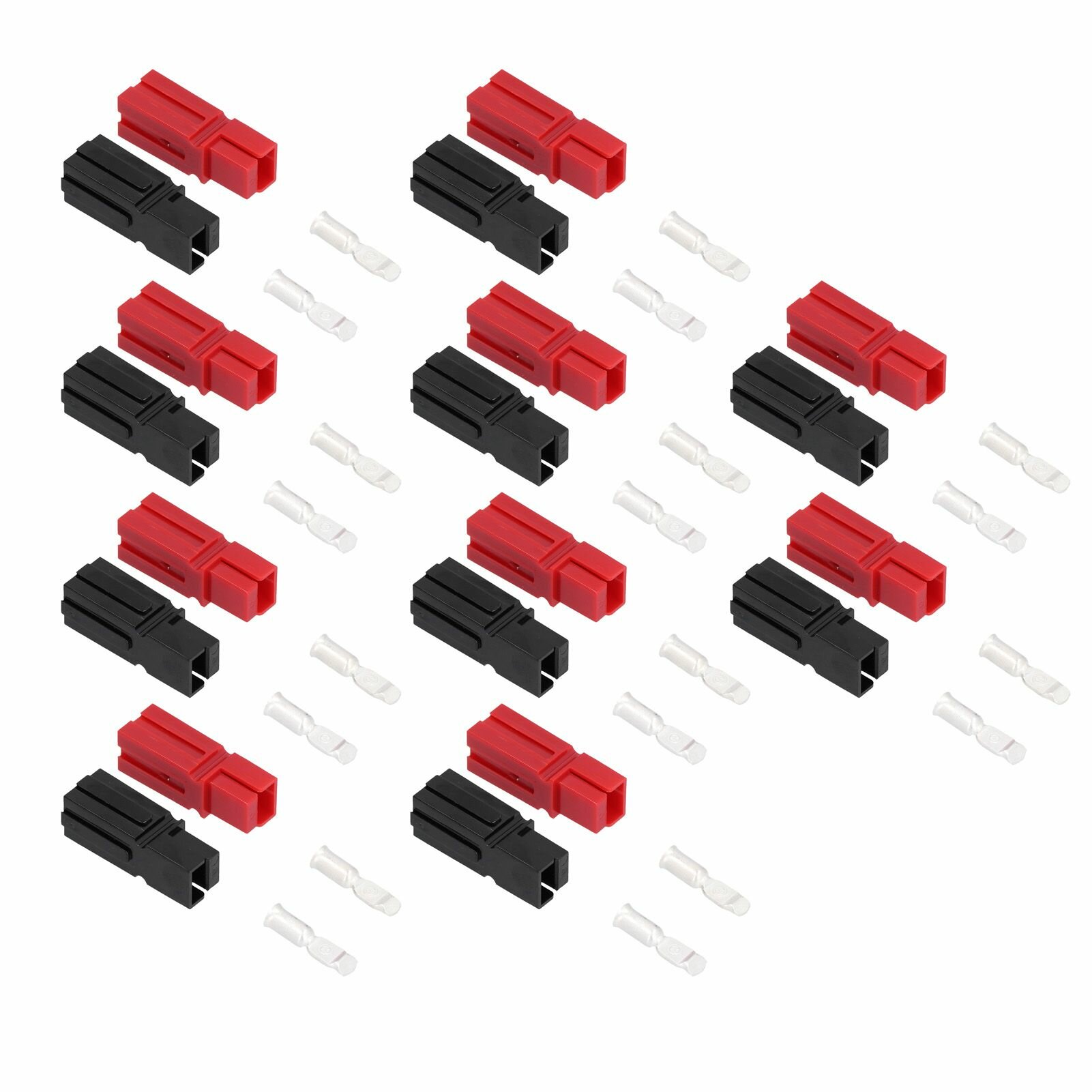 10 пар разъемов для батарей, контакты, красные, черные, одиночные модульные вилки, клеммы 75А