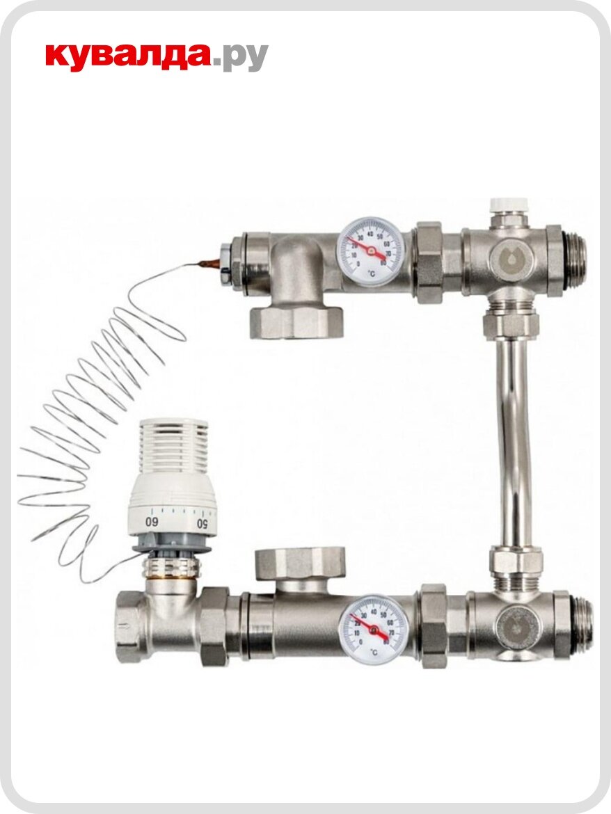 Насосно-смесительный узел UNIPUMP комплект: Насосно-смесит. узел MIX LOOP 89 / СР 25- комплект:
