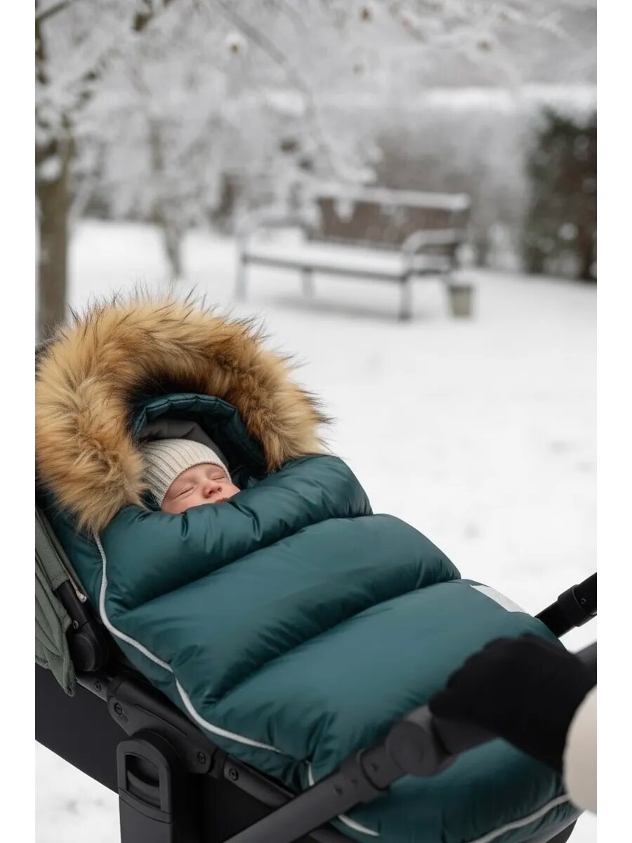 Конверт на выписку зимний комплект прогулочный 3в1